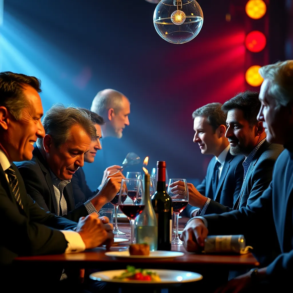 Dinner Photo Highlights Epstein's Elite Circle with Musk : MysteryLores