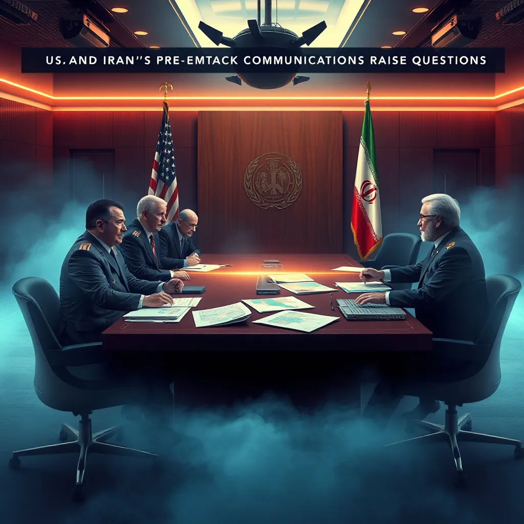 US and Iran's Pre-Attack Communications Raise Questions : MysteryLores