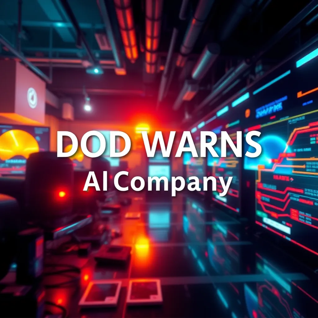 DOD Issues Warning to AI Company Over Military Use : MysteryLores