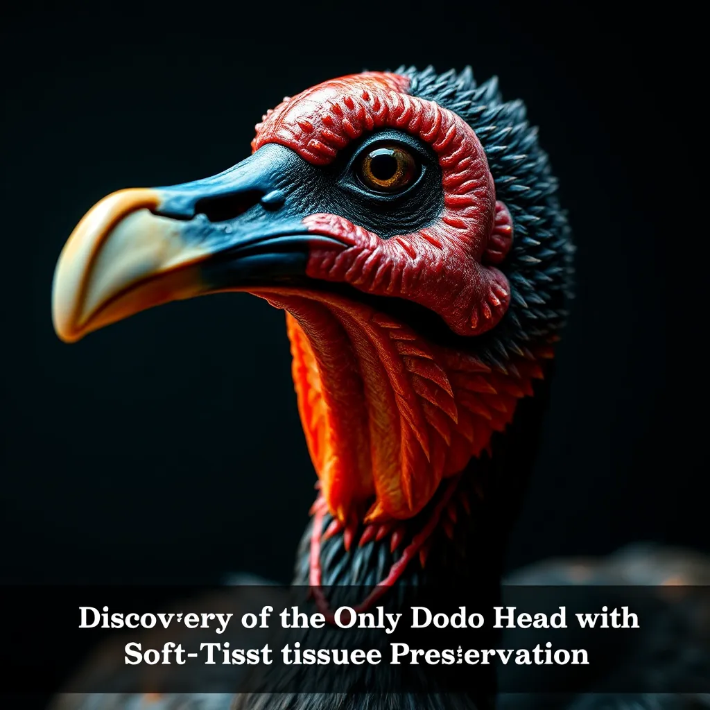 Discovery of the Only Dodo Head with Soft Tissue Preservation ...