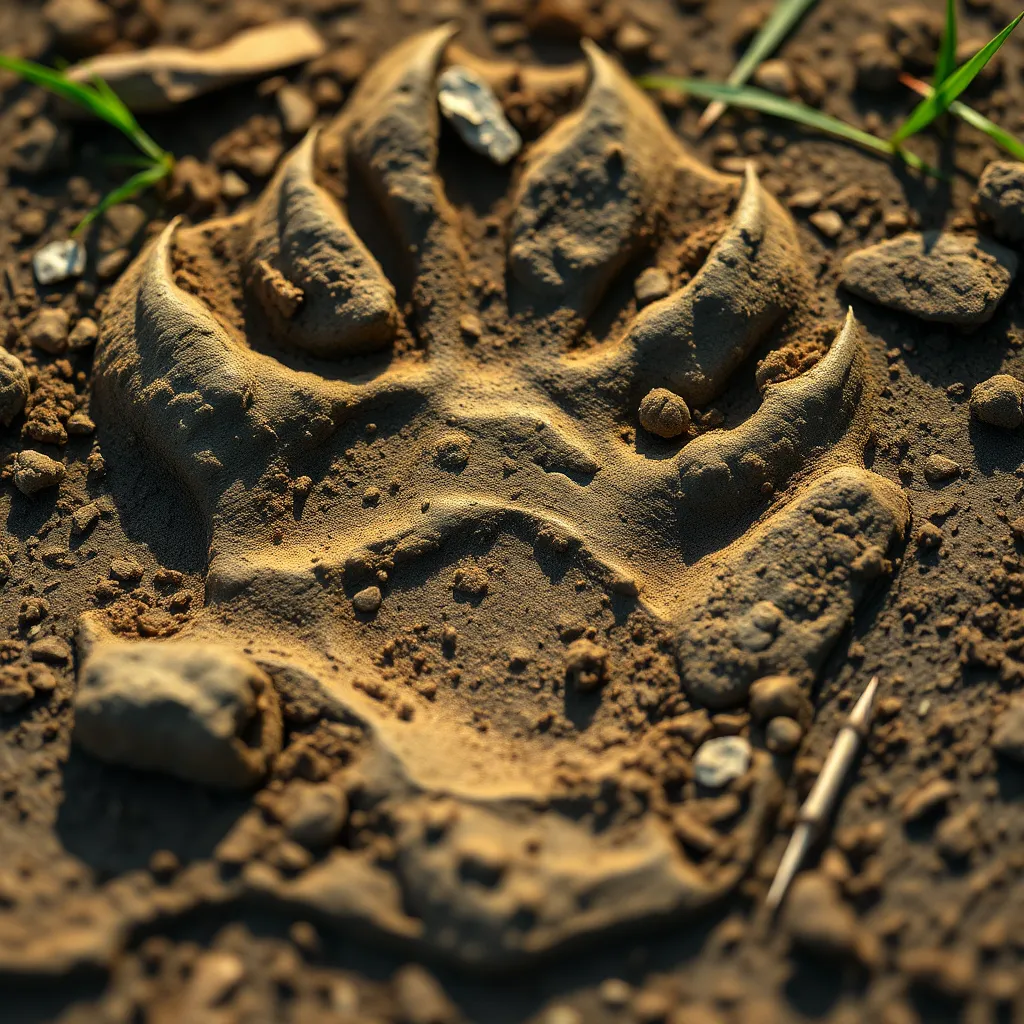 Possible Dog Man Paw Print Sparks User Debate : MysteryLores
