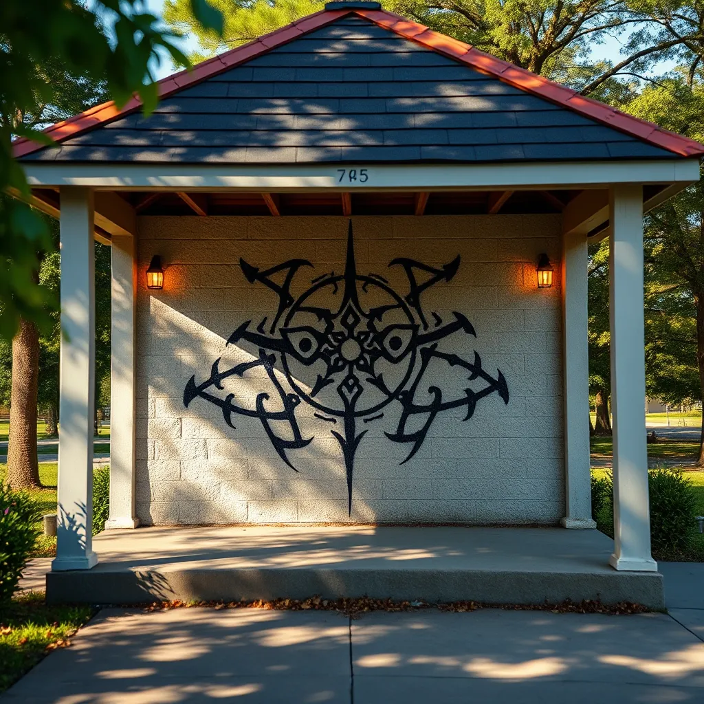 Cryptic Drawing Discovered in Local Park Pavilion : MysteryLores