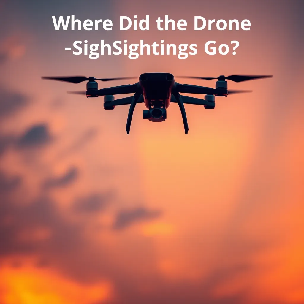 Where Did the Drone Sightings Go? The Latest Updates : MysteryLores