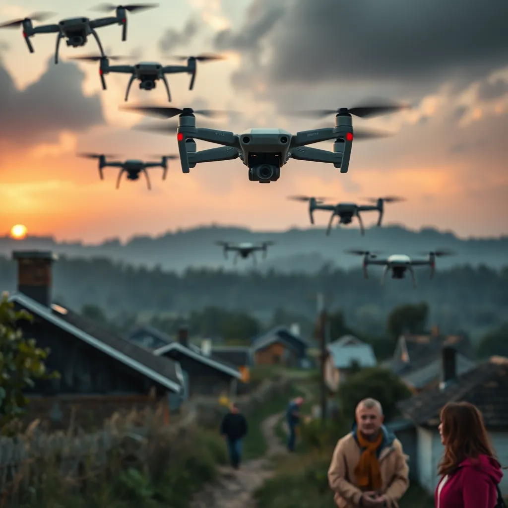 Unexplained Drone Activity Haunts Rural Village : MysteryLores