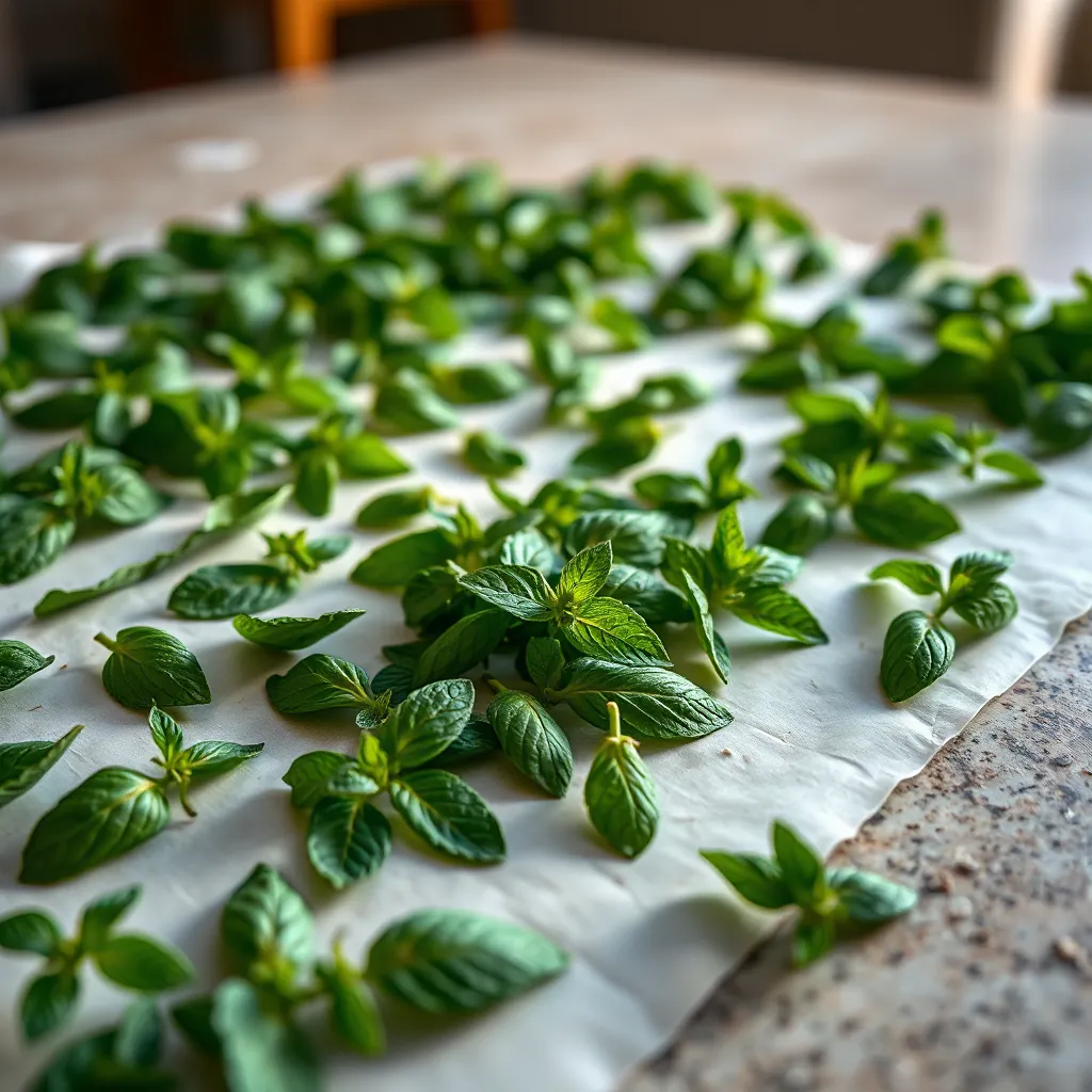 How to Properly Dry Mint for Altar Offerings : MysteryLores