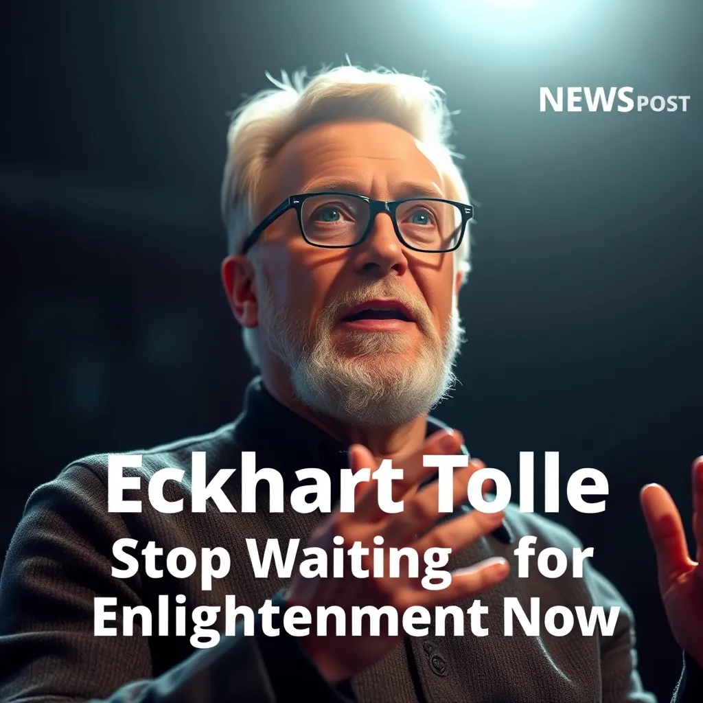 Eckhart Tolle: Stop Waiting for Enlightenment Now : MysteryLores