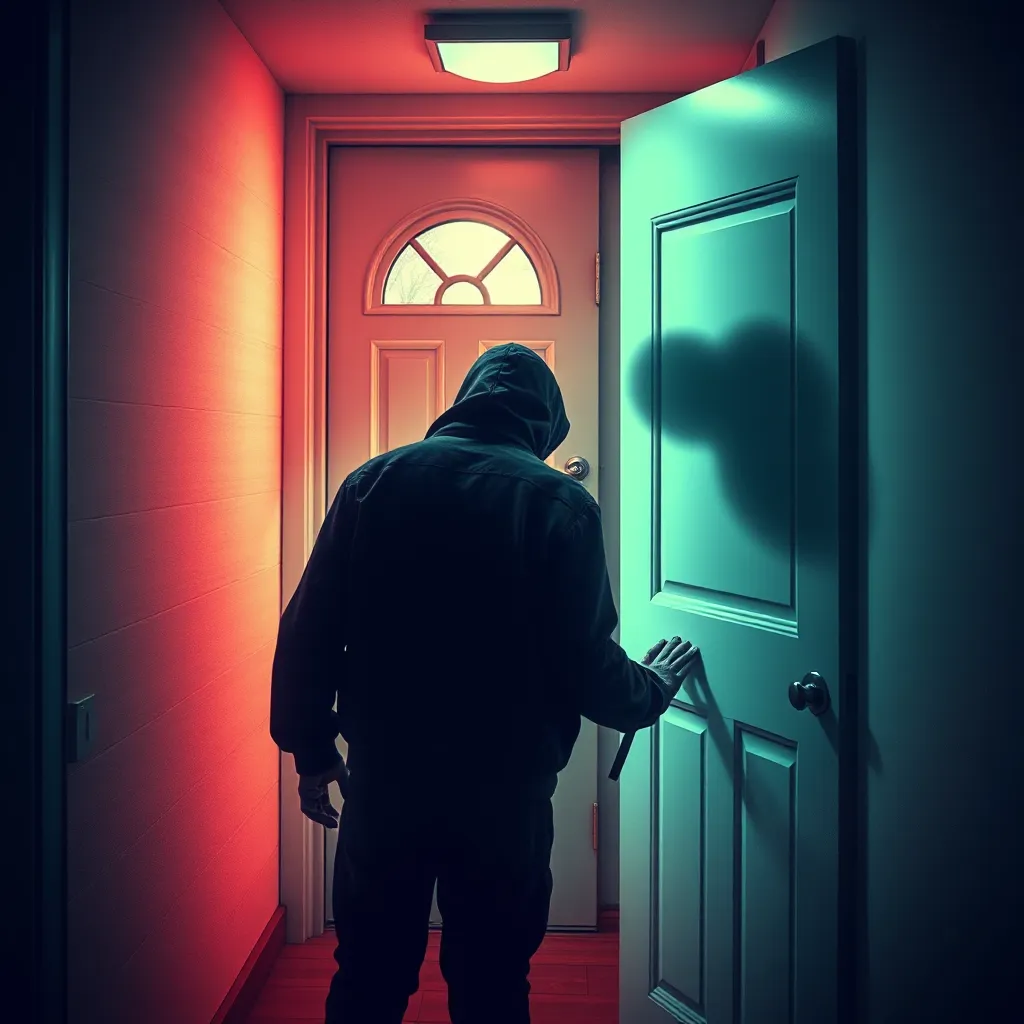 Chilling Door Knock Caught on Security Footage : MysteryLores