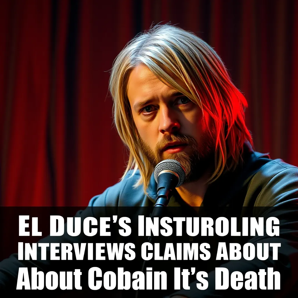 El Duce's Disturbing Claims About Kurt Cobain's Death : MysteryLores