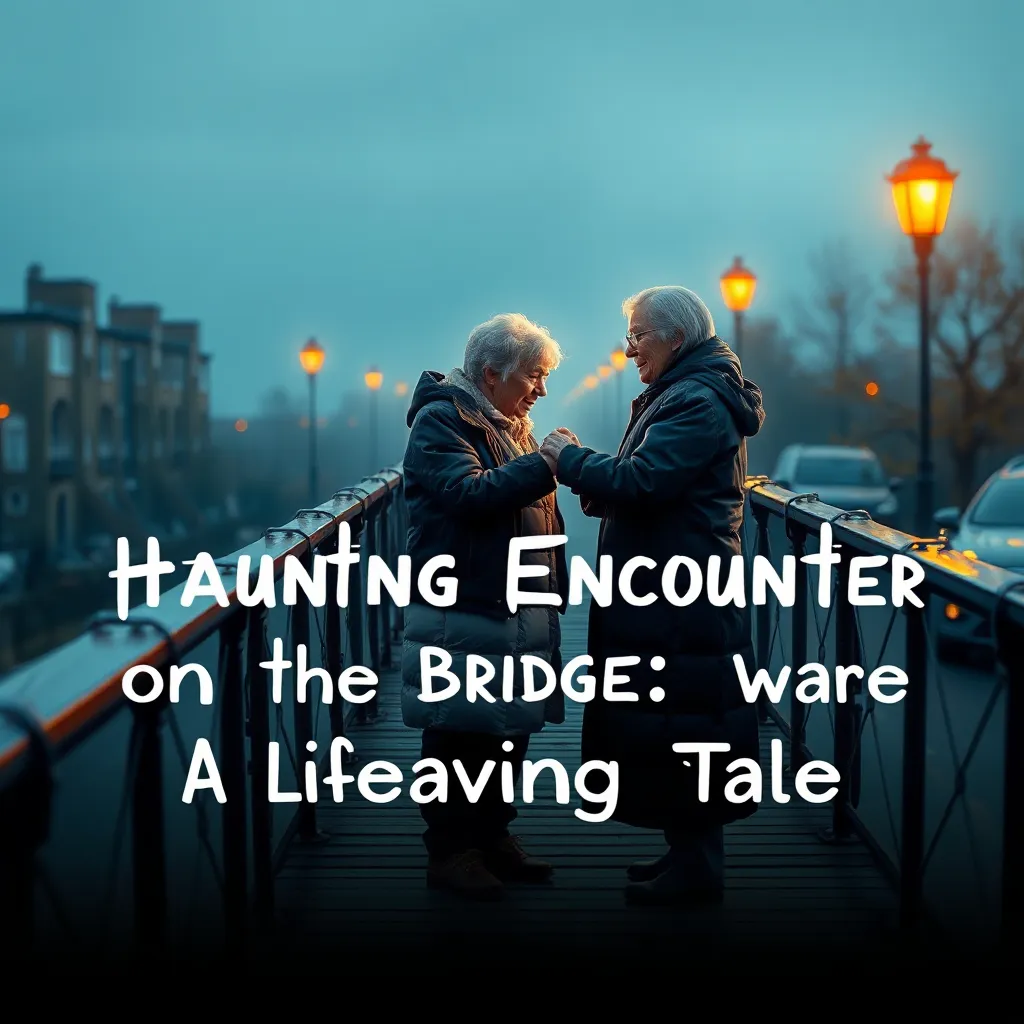 Haunting Encounter on the Bridge: A Lifesaving Tale : MysteryLores