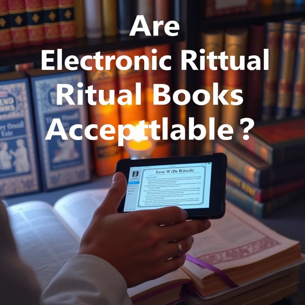 Are Electronic Ritual Books Acceptable in UGLE? : MysteryLores