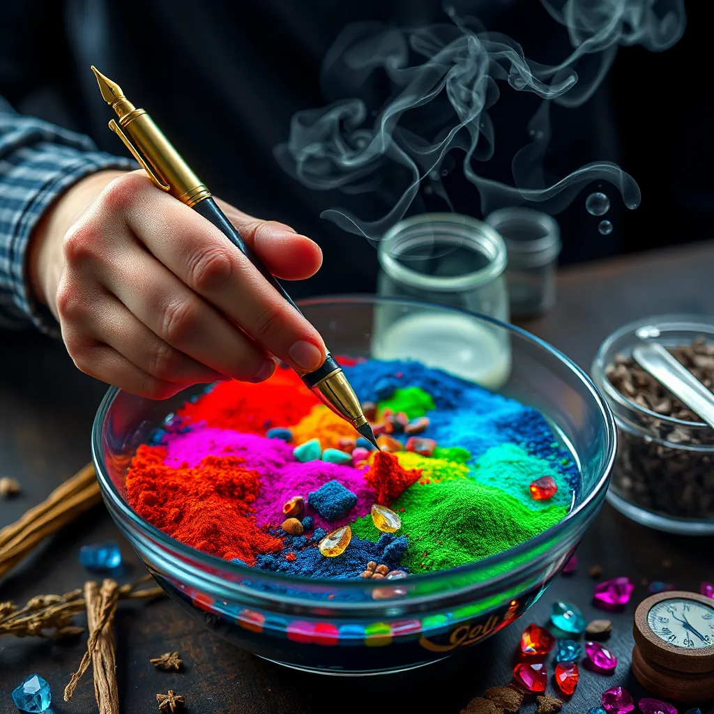 Creating Enchanted Ink for Fountain Pens: A Guide : MysteryLores