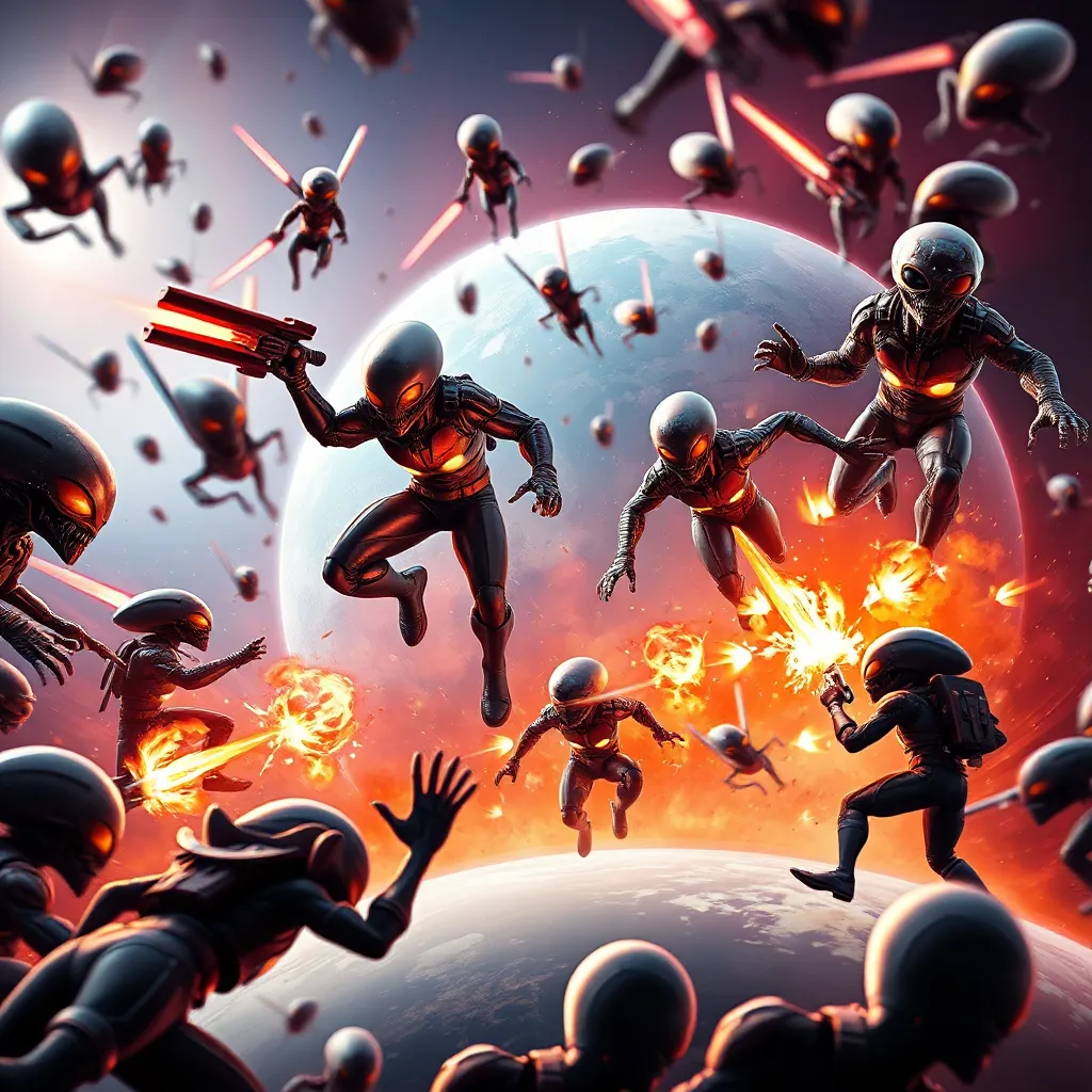 Epic Battle Against Aliens: A Wild Dream Adventure : MysteryLores