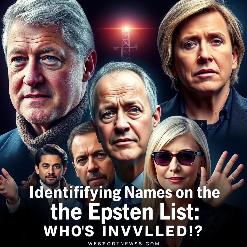 Identifying Names on the Epstein List: Who's Involved? : MysteryLores