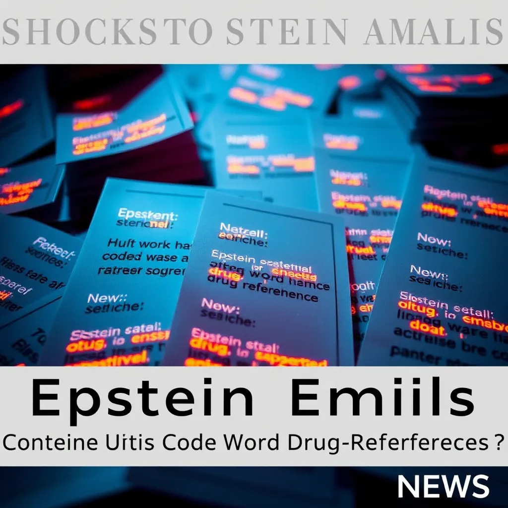 Shocking Epstein Emails: Code Words or Drug References? : MysteryLores