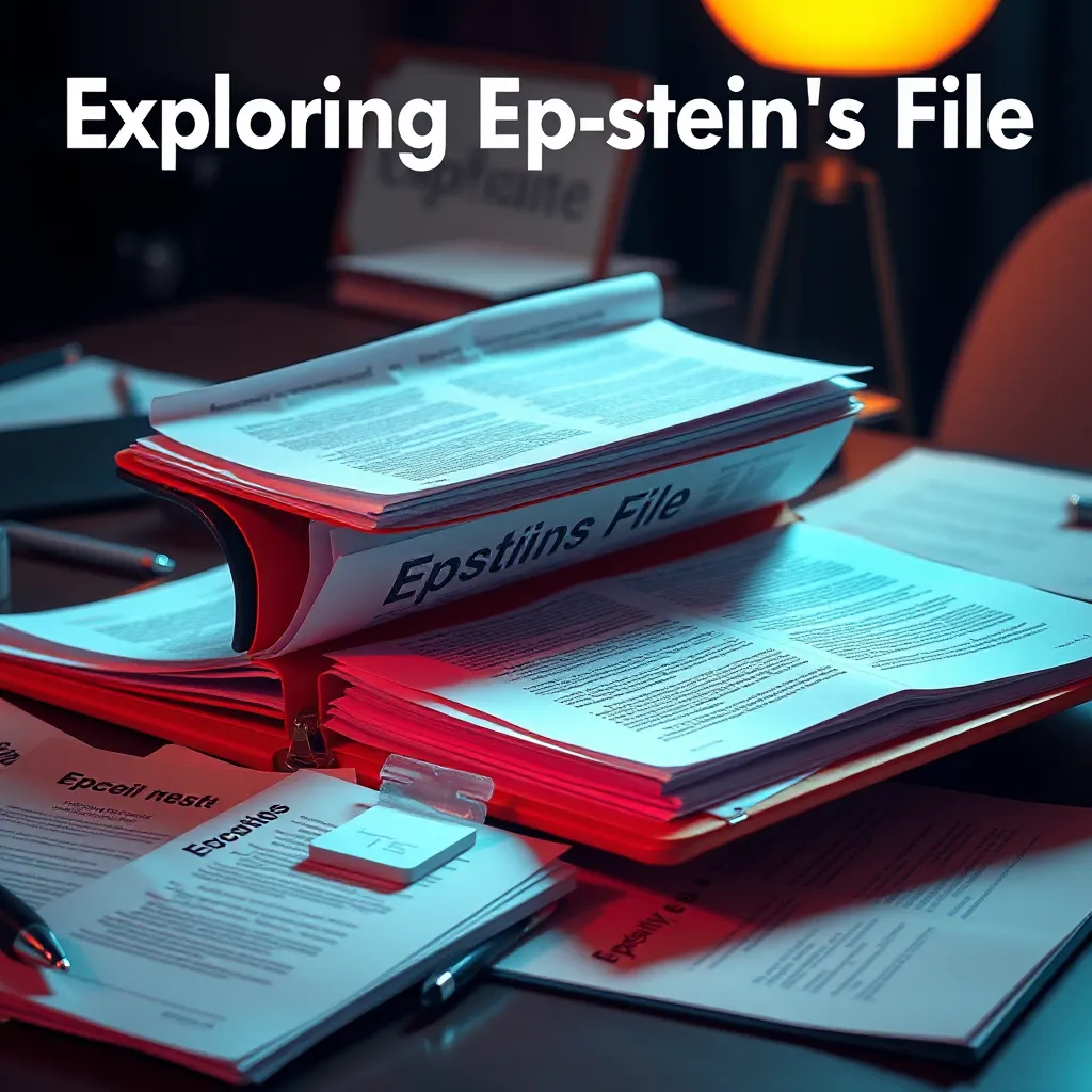 Exploring Epstein's File: What's Inside? : MysteryLores