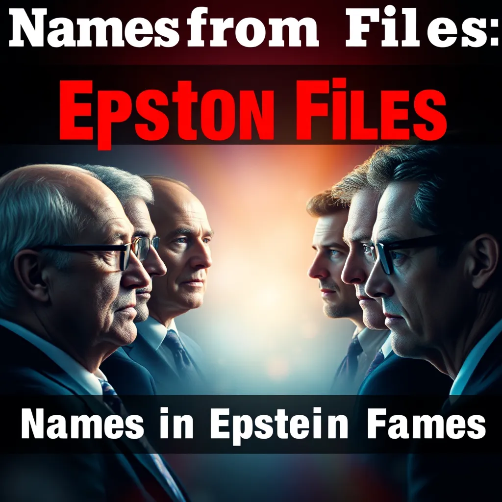 6 Newly Revealed Names in Epstein Files Spark Controversy : MysteryLores