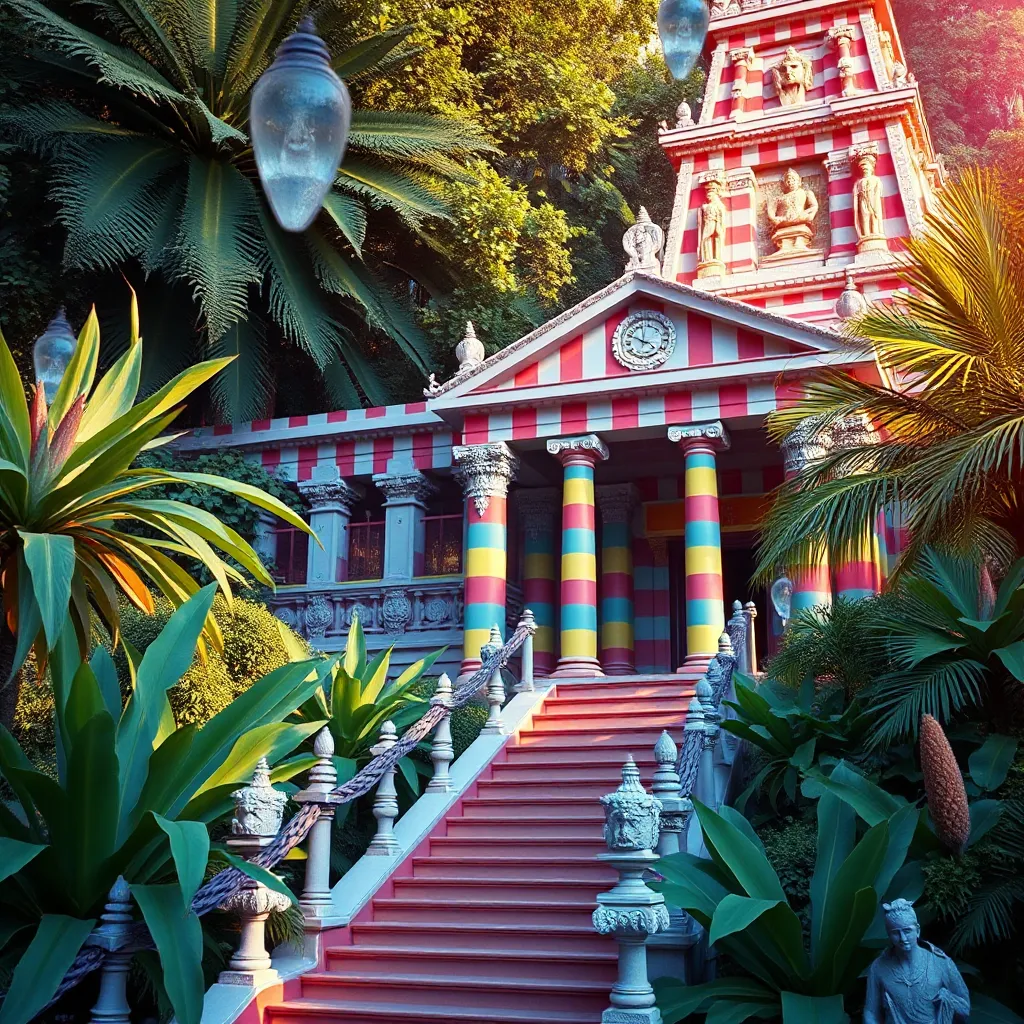 Stripes and Secrets of Epstein's Island Temple Revealed : MysteryLores