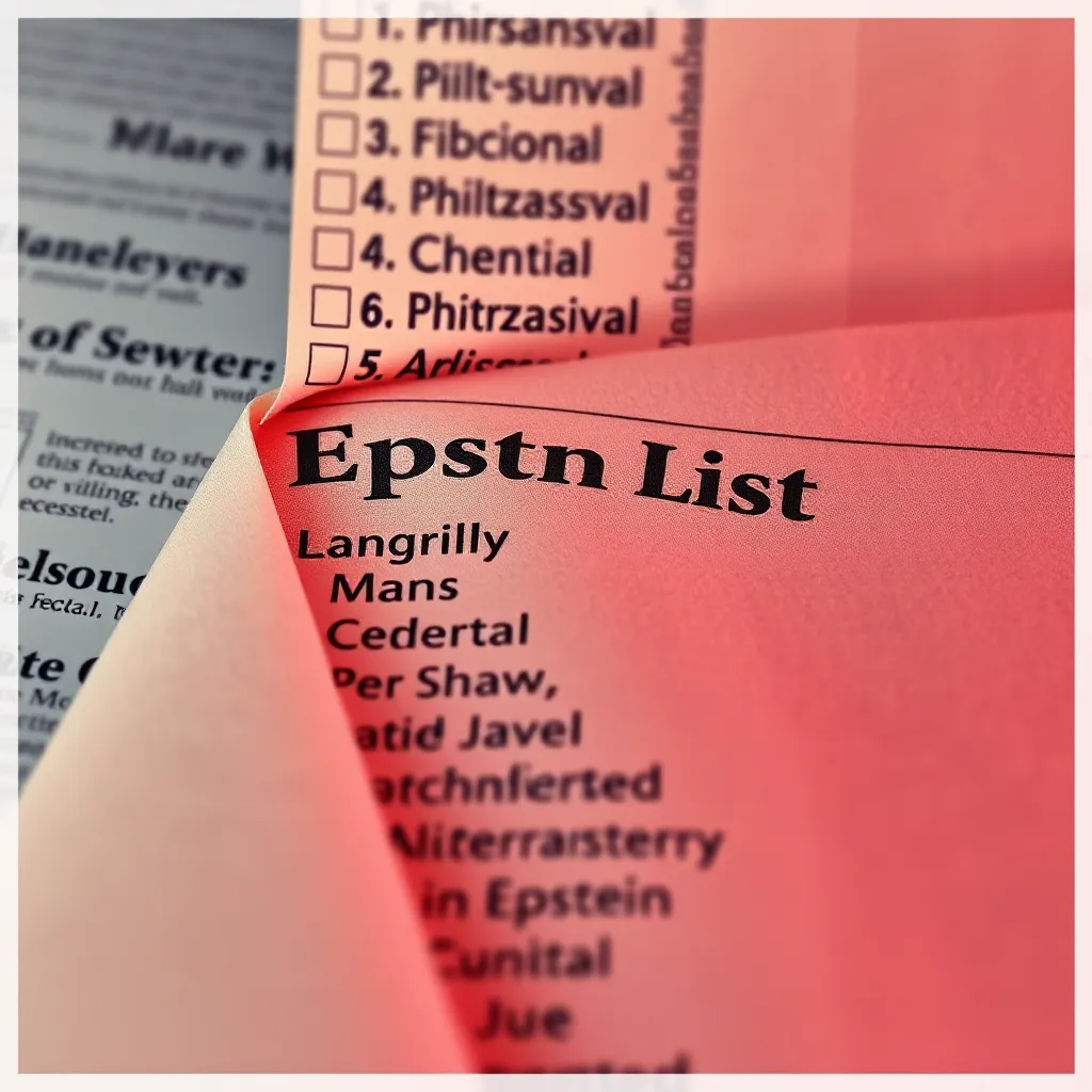 Epstein's Rich List: Why No Action Against the Powerful? : MysteryLores