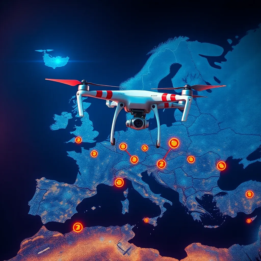 EU's Comprehensive Drone Map and Timeline Unveiled : MysteryLores