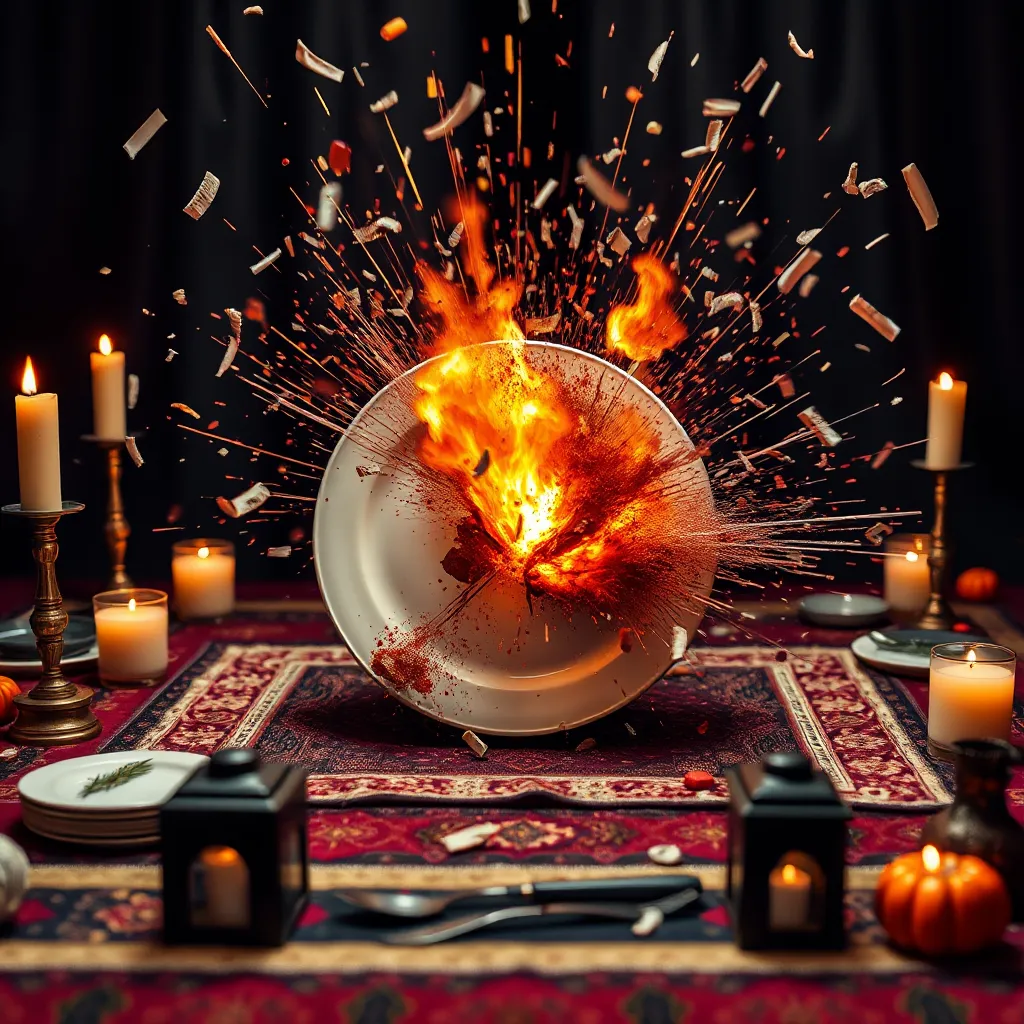 Ritual Gone Wrong: Exploding Plate Raises Questions : MysteryLores