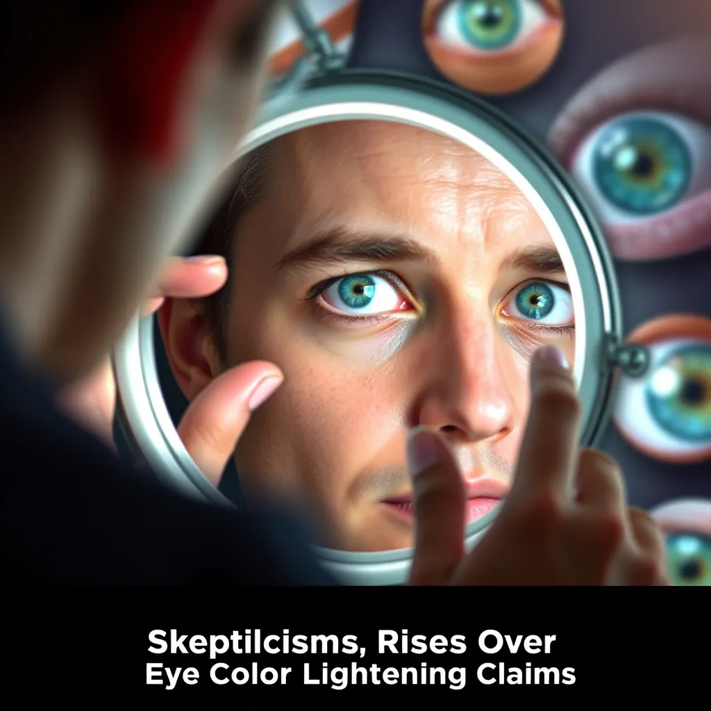 Skepticism Rises Over Eye Color Lightening Claims : MysteryLores