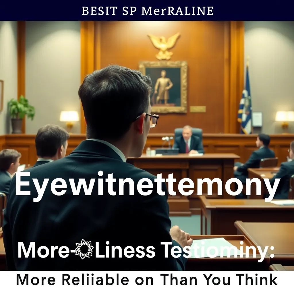 Eyewitness Testimony: More Reliable Than You Think : MysteryLores