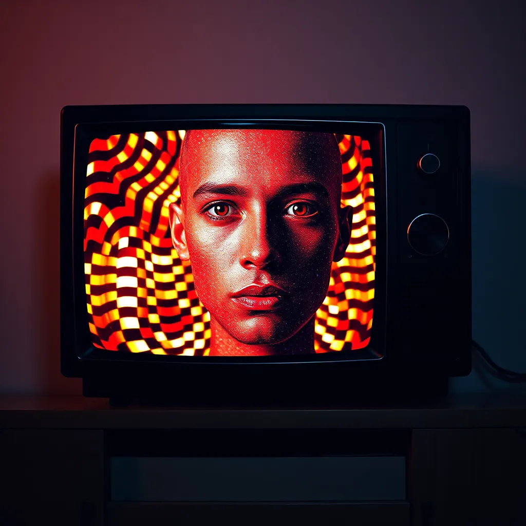 Face in the TV: A Baffling Optical Illusion : MysteryLores