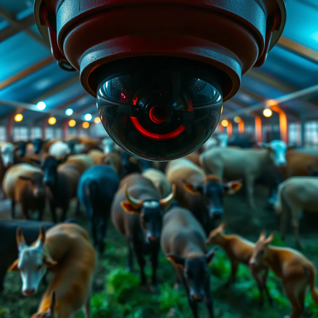 Surveillance Camera Captures Unusual Farm Phenomenon : MysteryLores