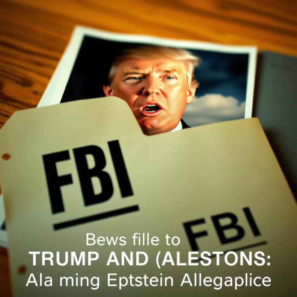 FBI File Links Trump to Alarming Epstein Allegation : MysteryLores