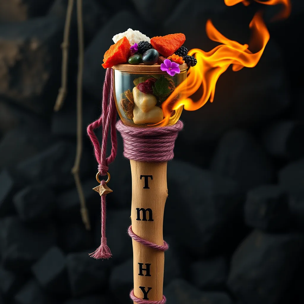 Crafting a Fire-Spell Jar Staff for Protection Rituals : MysteryLores