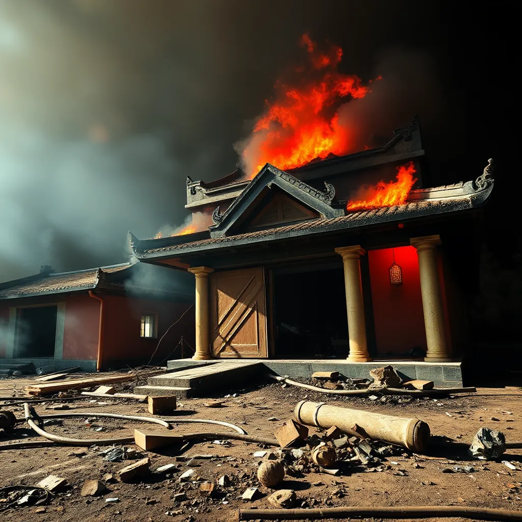 Firebombing Indictments: Attack on Buddhist Temple Near Houston ...