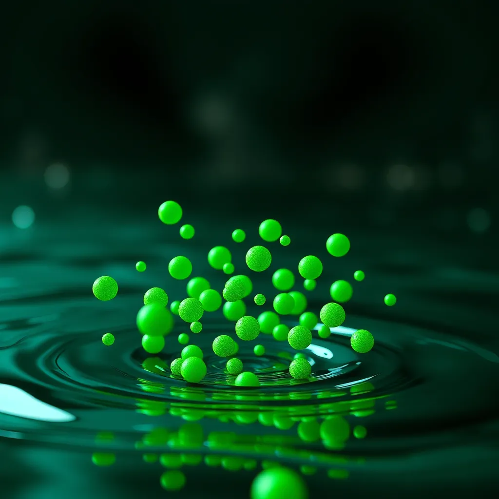 Floating Green Particles: What Are They? : MysteryLores