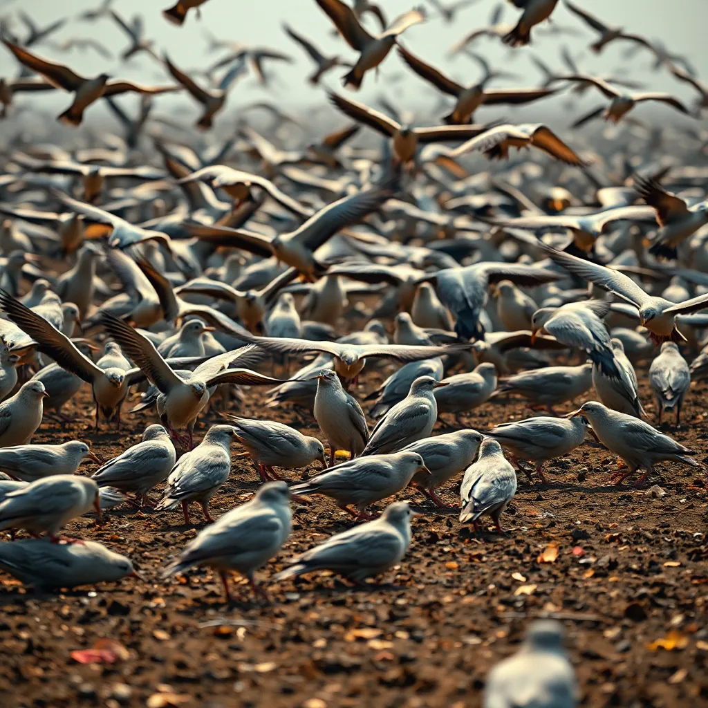 A Shocking Sight: Flock of Birds Crashes to Ground : MysteryLores