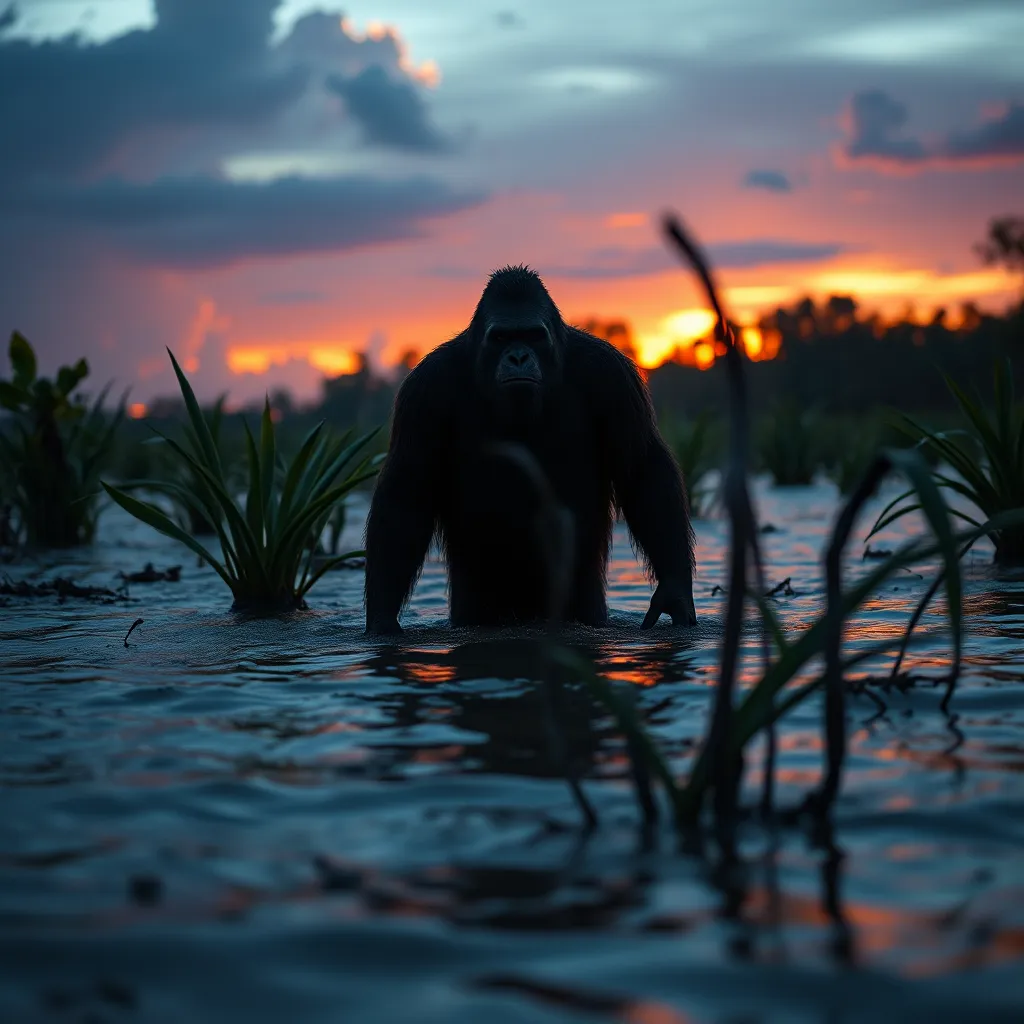 Compelling Footage of Skunkape/Bigfoot in Florida Swamp : MysteryLores