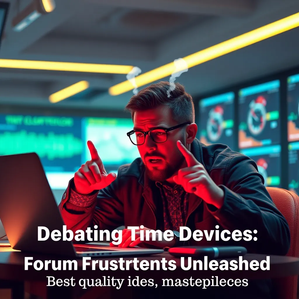 Debating Time Devices: Forum Frustrations Unleashed : MysteryLores