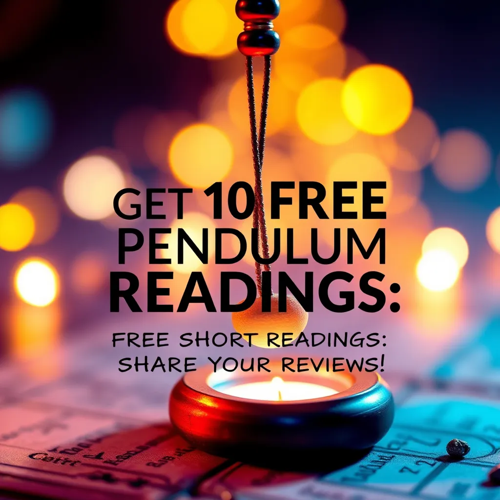 Get 10 Free Pendulum Readings: Share Your Reviews! : MysteryLores