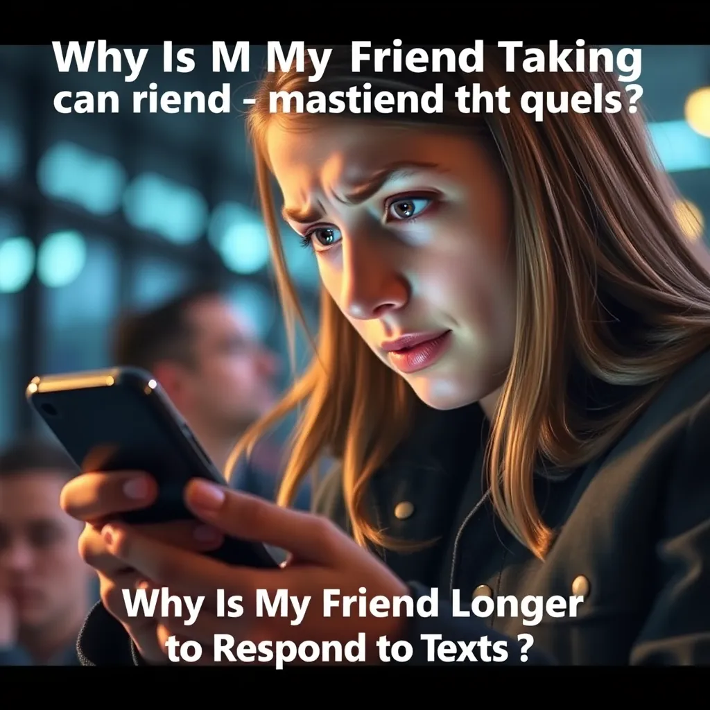 Why Is My Friend Taking Longer to Respond to Texts? : MysteryLores
