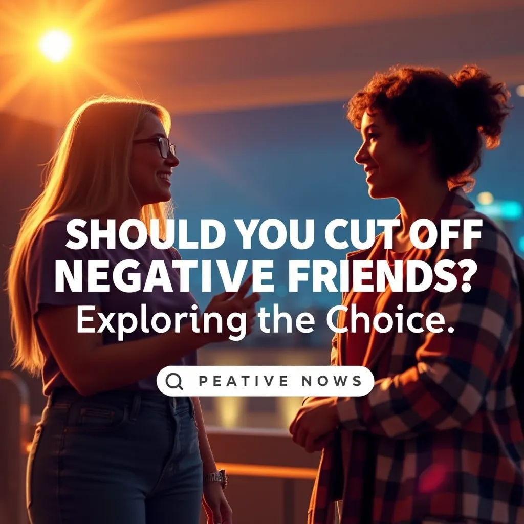 Should You Cut Off Negative Friends? Exploring the Choice : MysteryLores