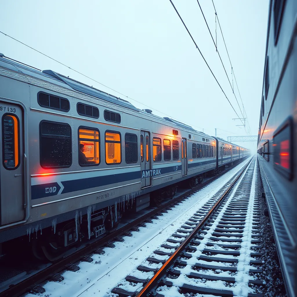 Amtrak Service Disruption Due to Severe Cold Weather : MysteryLores