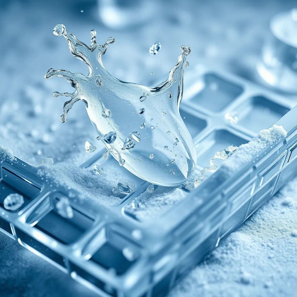 Bizarre Frozen Splash Effect: What Went Wrong with Ice? : MysteryLores