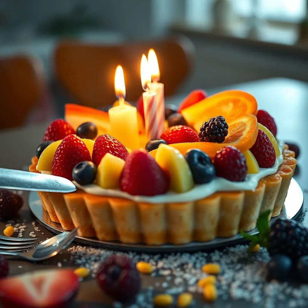 Celebrating My Birthday With a Delicious Fruit Tart! : MysteryLores