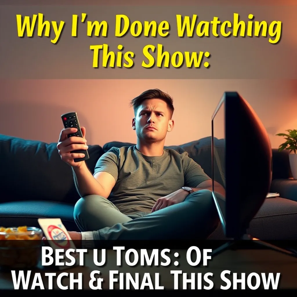 Why I'm Done Watching This Show: My Final Thoughts : MysteryLores