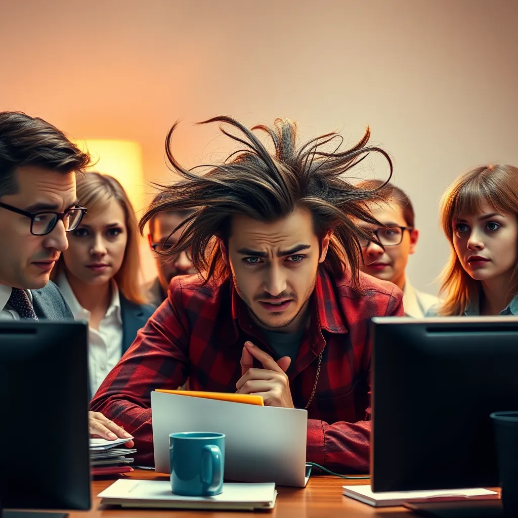 Loki's Mischief: Hair Disaster at Work Leaves Me Frustrated : MysteryLores