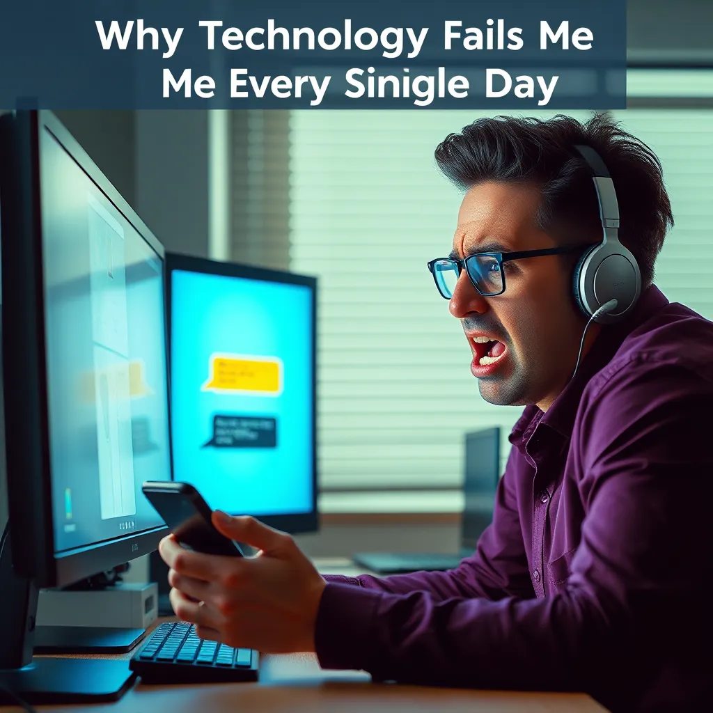 Why Technology Fails Me Every Single Day: A Frustrating Experience ...