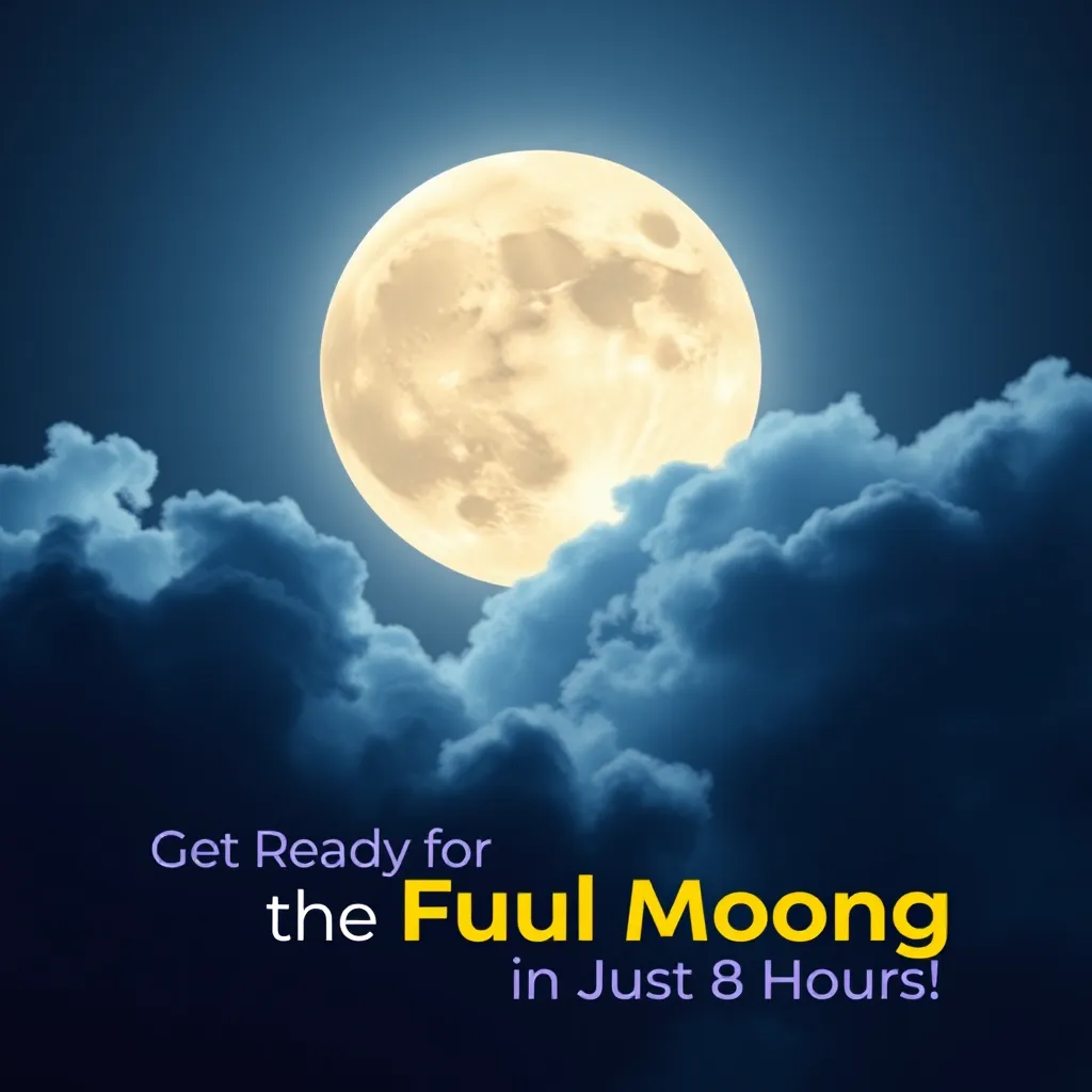 Get Ready for the Full Moon in Just 8 Hours! 🌕 : MysteryLores