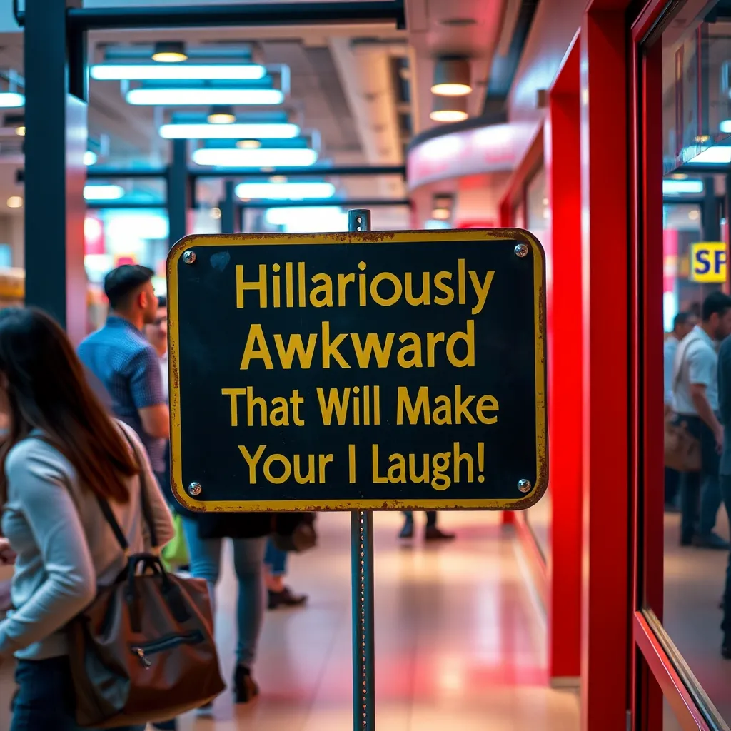 Hilariously Awkward Signs That Will Make You Laugh : MysteryLores