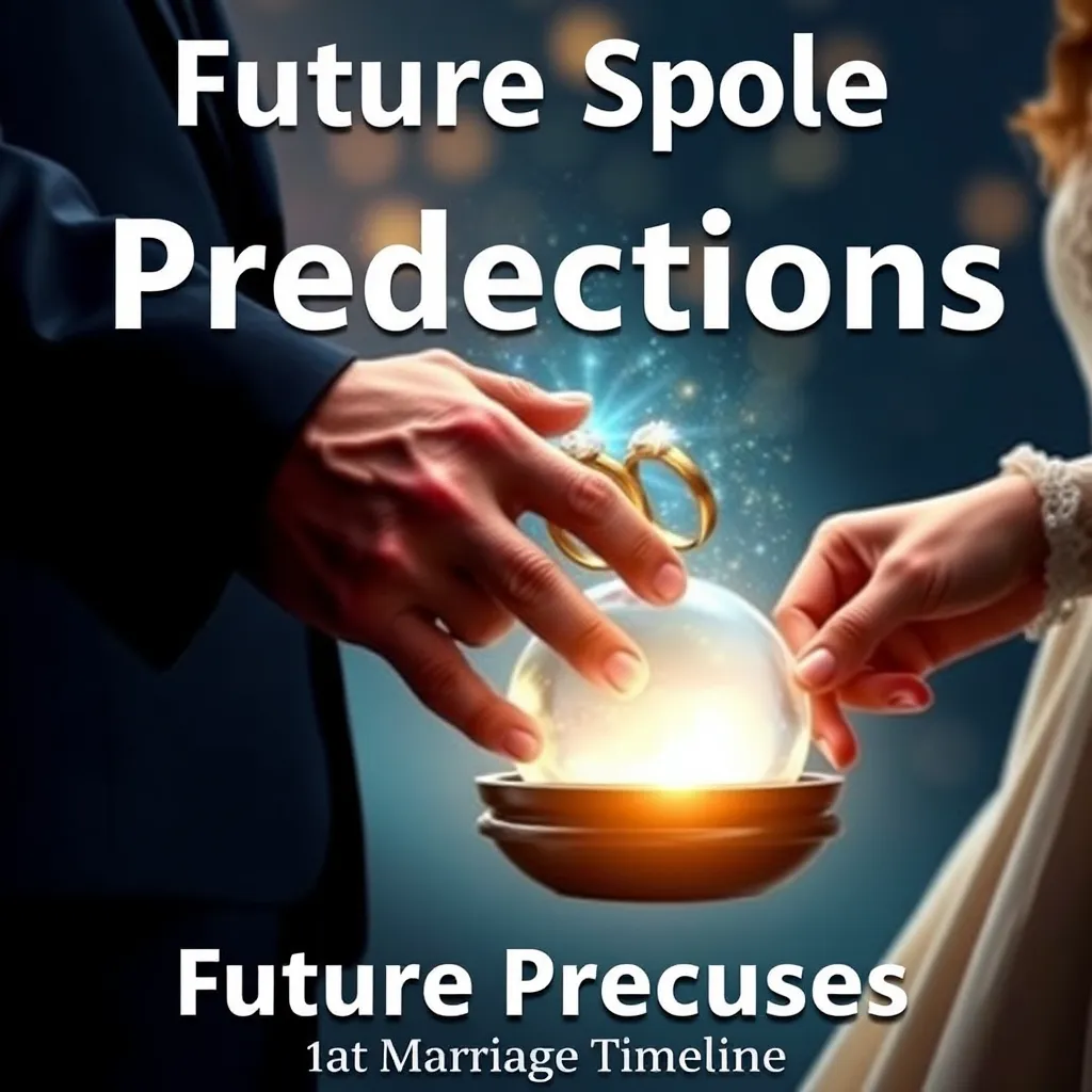 Predicting Your Future Spouse and Marriage Timeline : MysteryLores