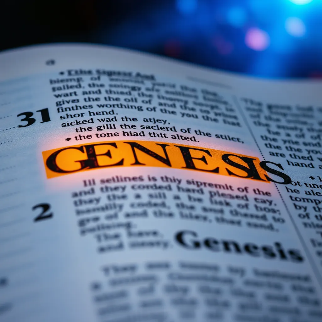 Decoding KJV Bible's Genesis Shorthand Message : MysteryLores