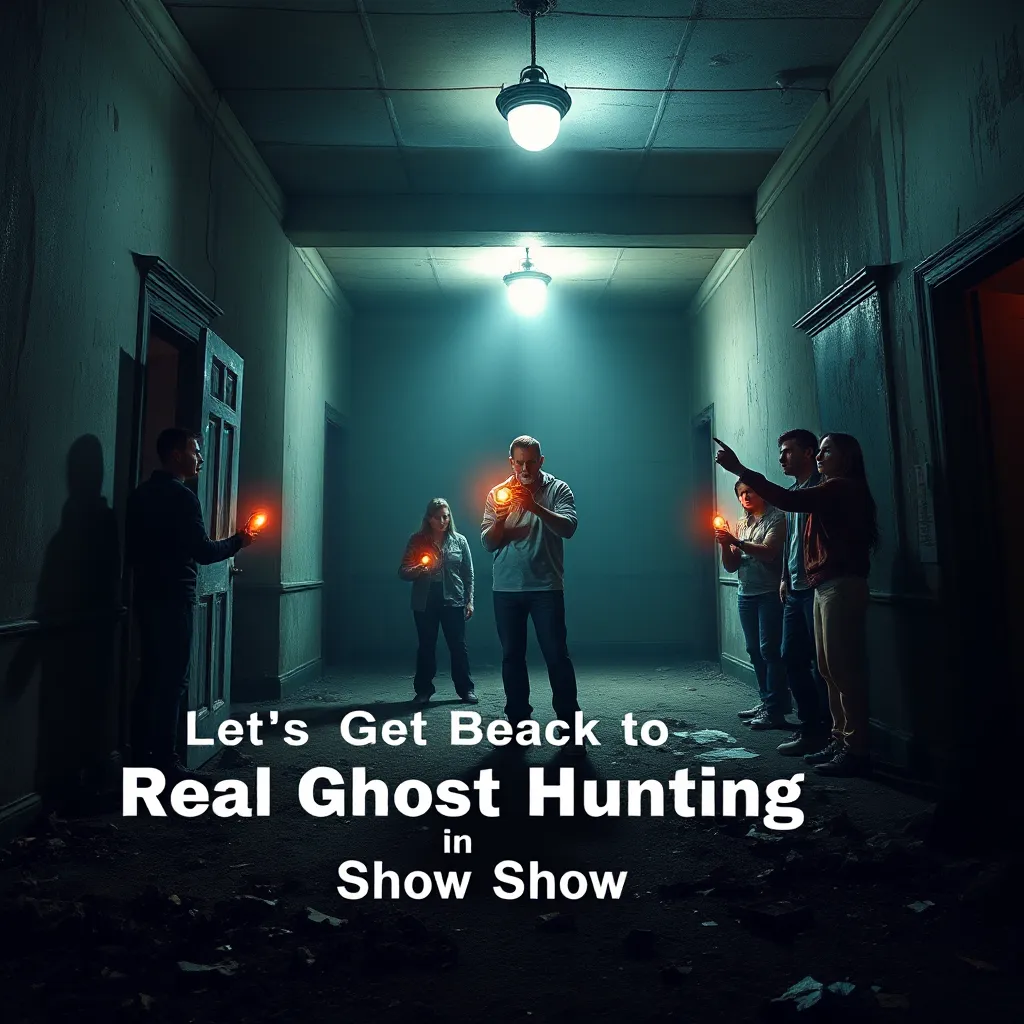 Let’s Get Back to Real Ghost Hunting in This Show : MysteryLores