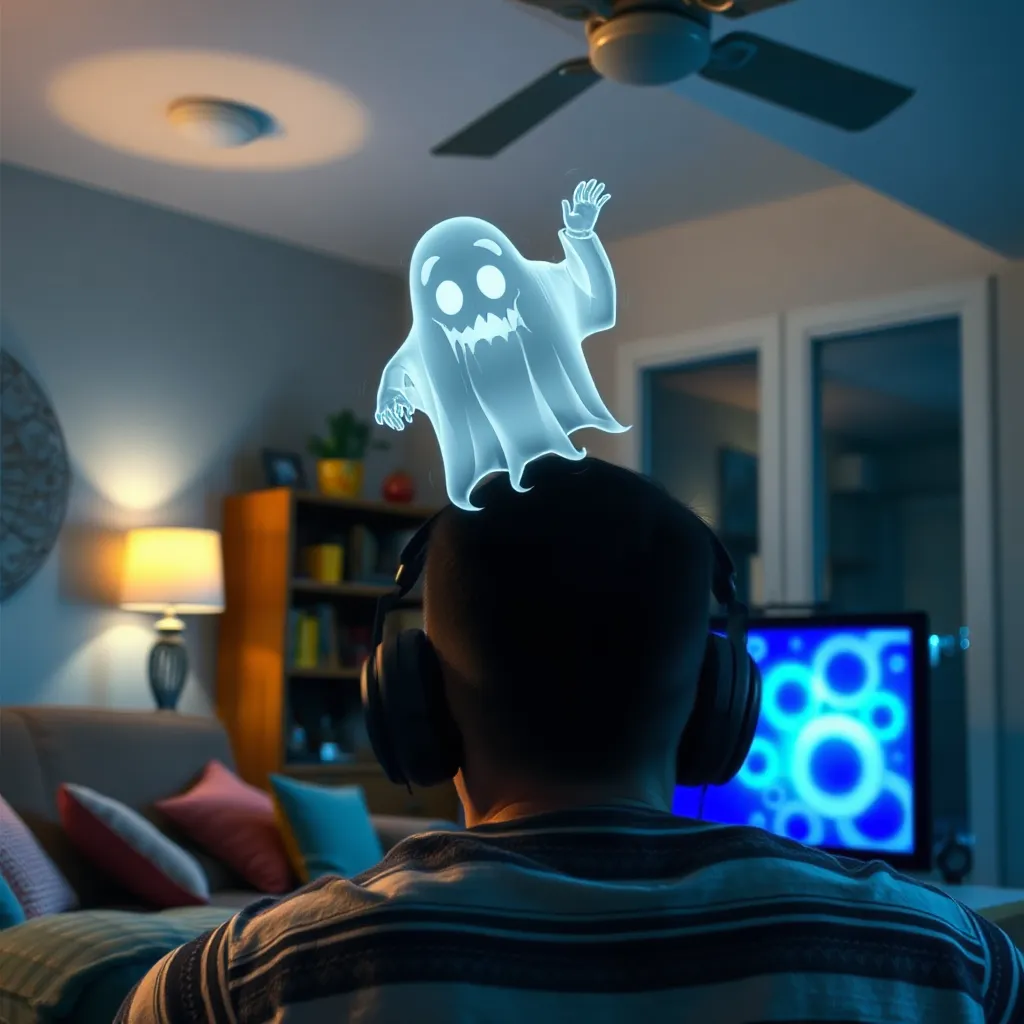 Unseen Specter: Ghost Floats Across My Screen : MysteryLores